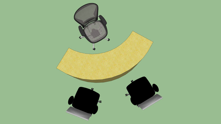 Manager Table | 3D Warehouse