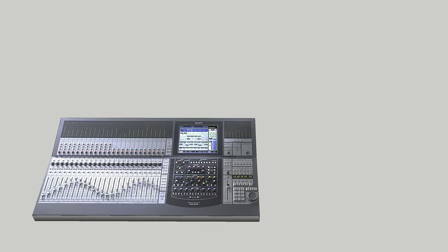 Sony DMX R100 mixing console | 3D Warehouse