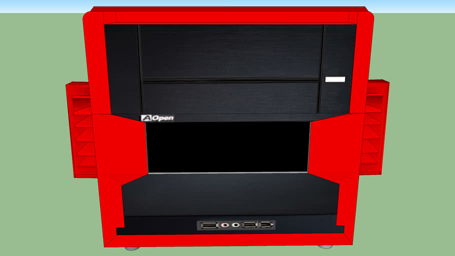 Aopen Mini HTPC PC Case by chao | 3D Warehouse