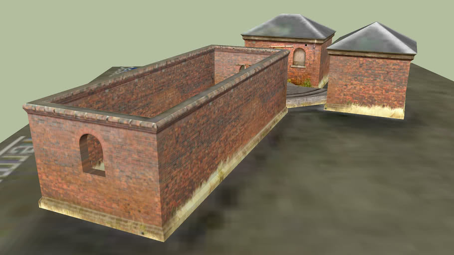 Launceston Powder Magazine Detonator Sheds | 3D Warehouse