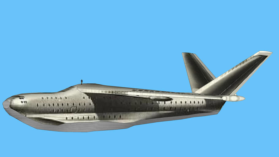 Saunders-Roe Saro P.192 Giant Jet Flying Boat | 3D Warehouse