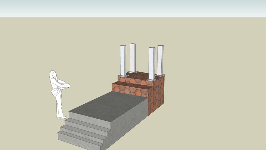 Steps to Front Door | 3D Warehouse