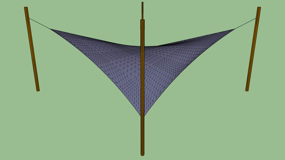 Square Sail 4x4 90° pos 2 | 3D Warehouse