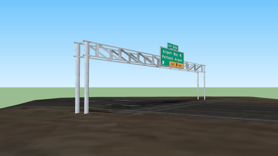 expressway sign | 3D Warehouse