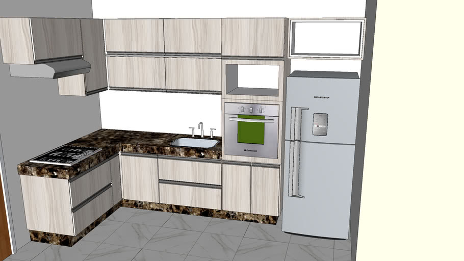 Cozinha pequena | 3D Warehouse