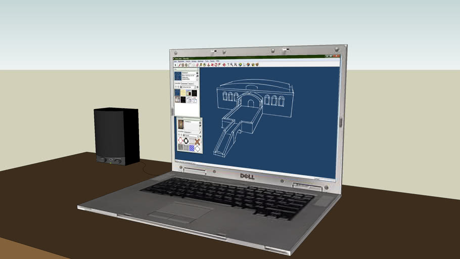 laptop with... | 3D Warehouse