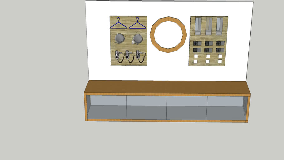 showroom Wall design | 3D Warehouse