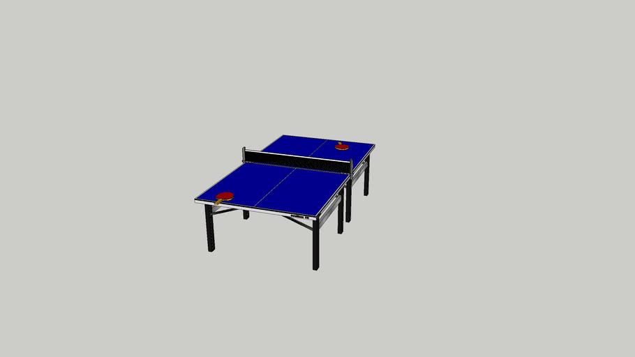 table tennis table | 3D Warehouse