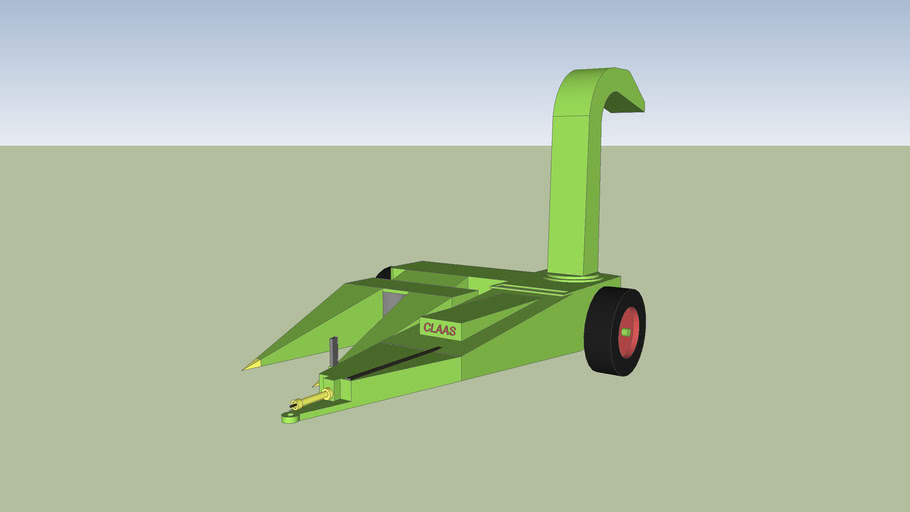 Claas Jaguar 60 Trailed Forage Harvester | 3D Warehouse