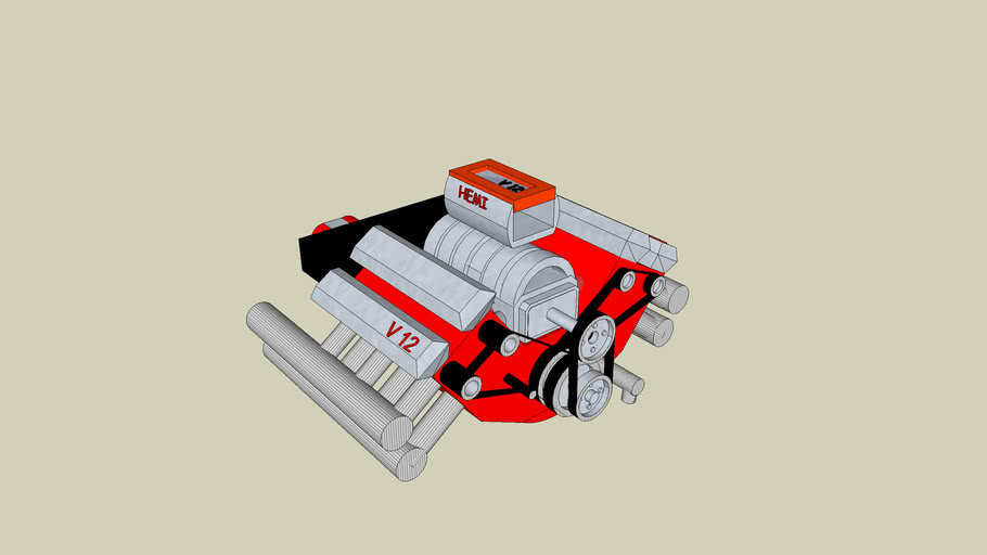 engine hemi v12 | 3D Warehouse