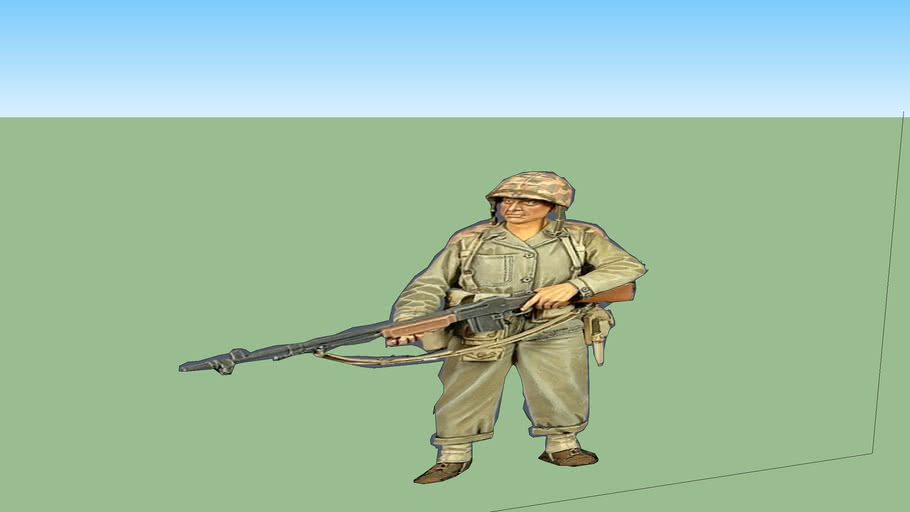 USMC Marine WW2 2d | 3D Warehouse