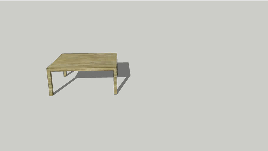 table basse simple | 3D Warehouse