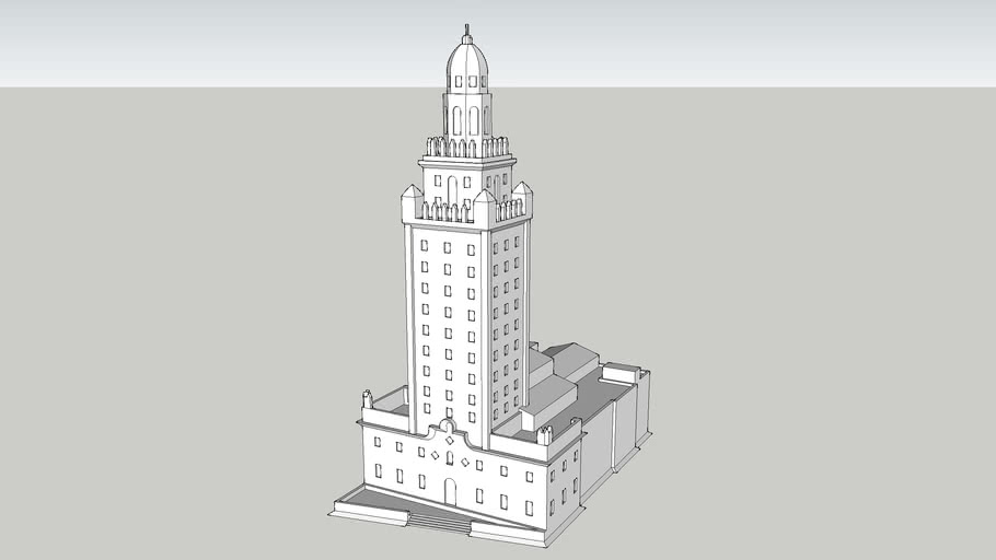 Miami Freedom Tower (~11' tall - 3D printable) | 3D Warehouse