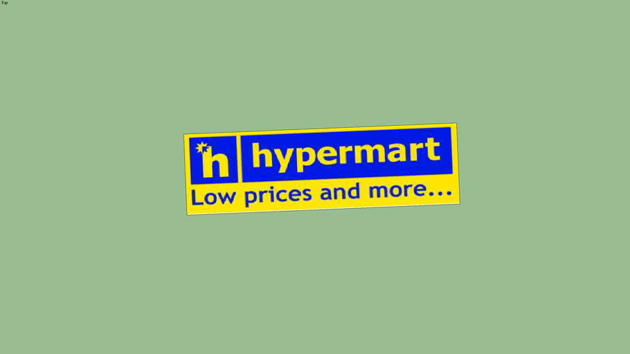 Hypermart Logo | 3D Warehouse