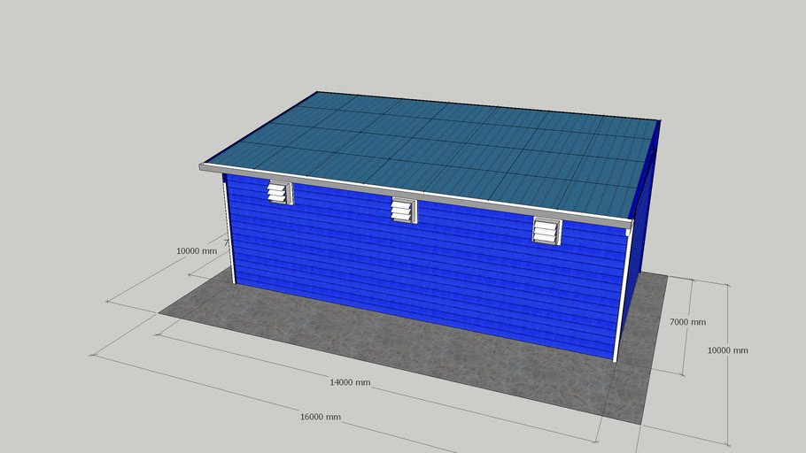 Atap gudang | 3D Warehouse