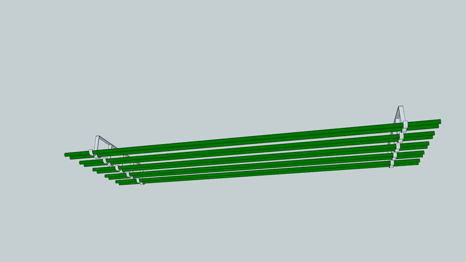 Bamboo Clothes Hanger | 3D Warehouse