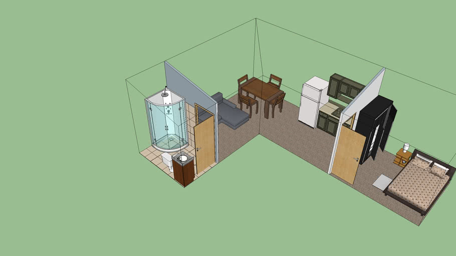 Container Home Design No. 3 | 3D Warehouse