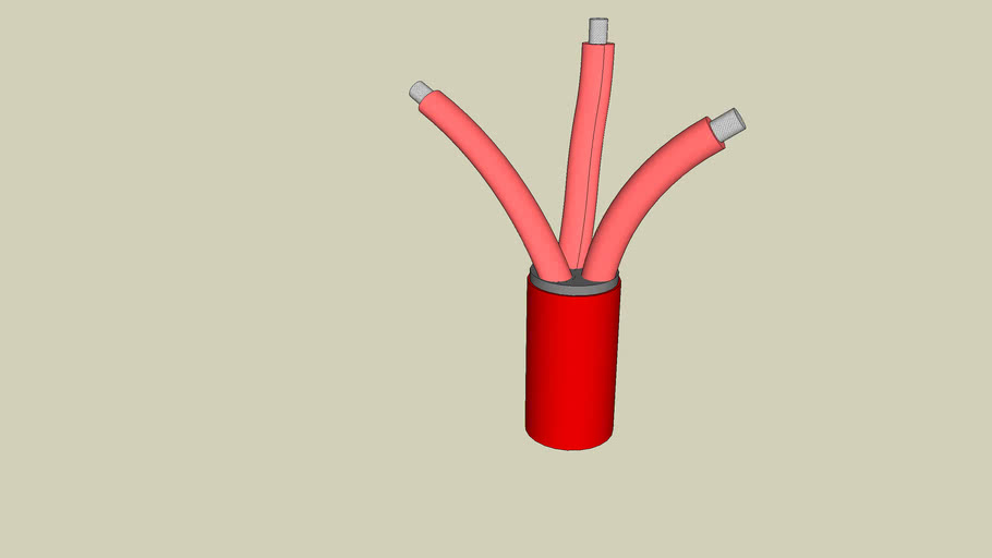 Three Core Cable | 3D Warehouse