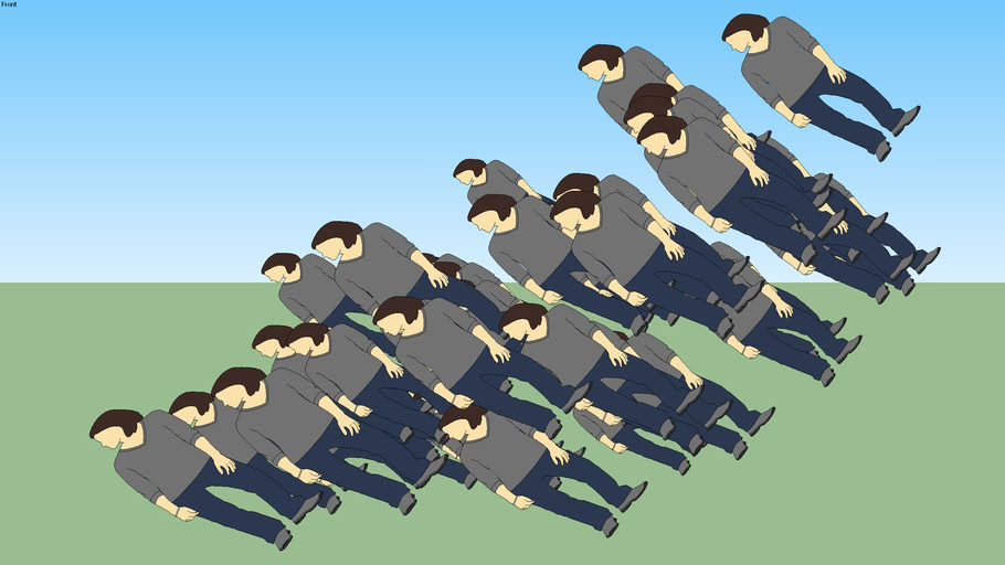 Lots Of 2D People | 3D Warehouse