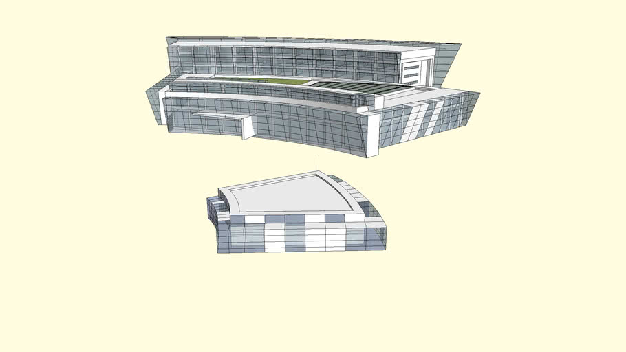 Modern Civic Center Concept 01 | 3D Warehouse