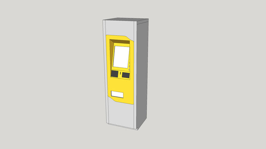 Transit / ticket fare vending machine | 3D Warehouse