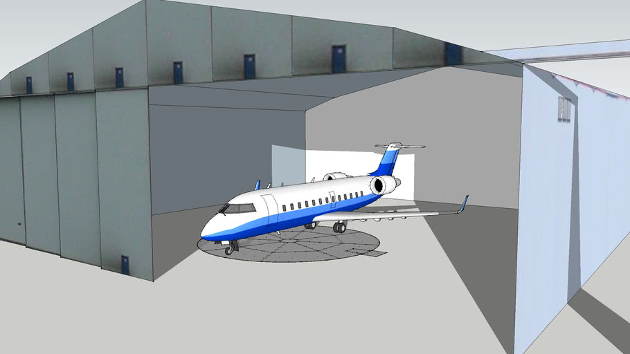 Aeroplane hanger | 3D Warehouse