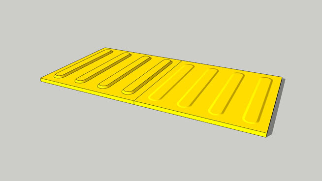 Tactile Pavers - Direction | 3D Warehouse