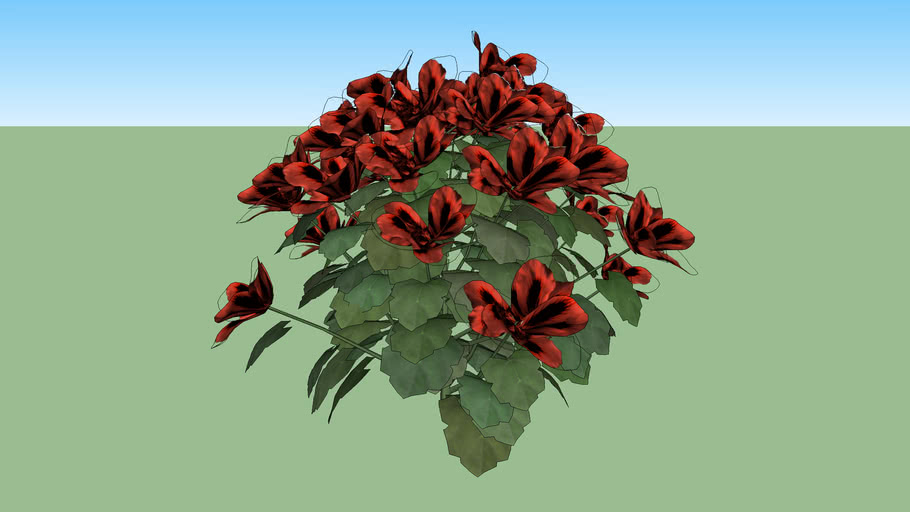 red flowers | 3D Warehouse