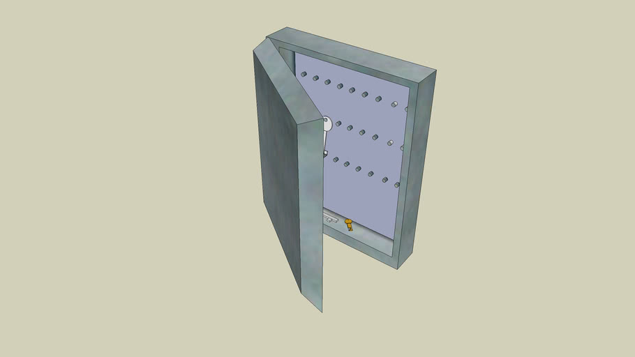 Key Cupboard | 3D Warehouse