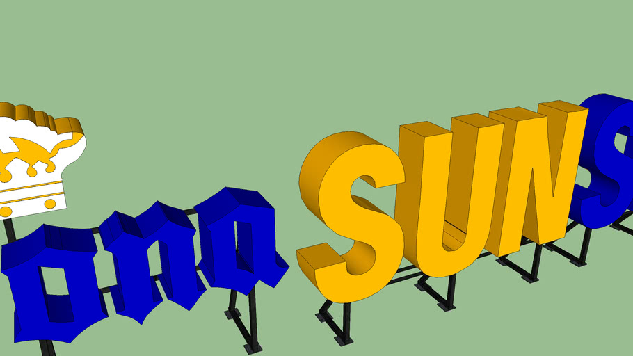 Corona Sunsets big letters | 3D Warehouse