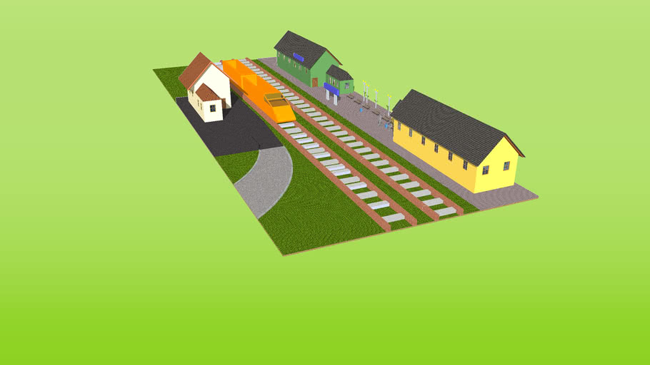 Railway station | 3D Warehouse
