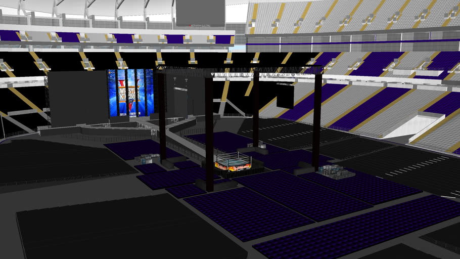 Custom NJPW WrestleKingdom Arena | 3D Warehouse
