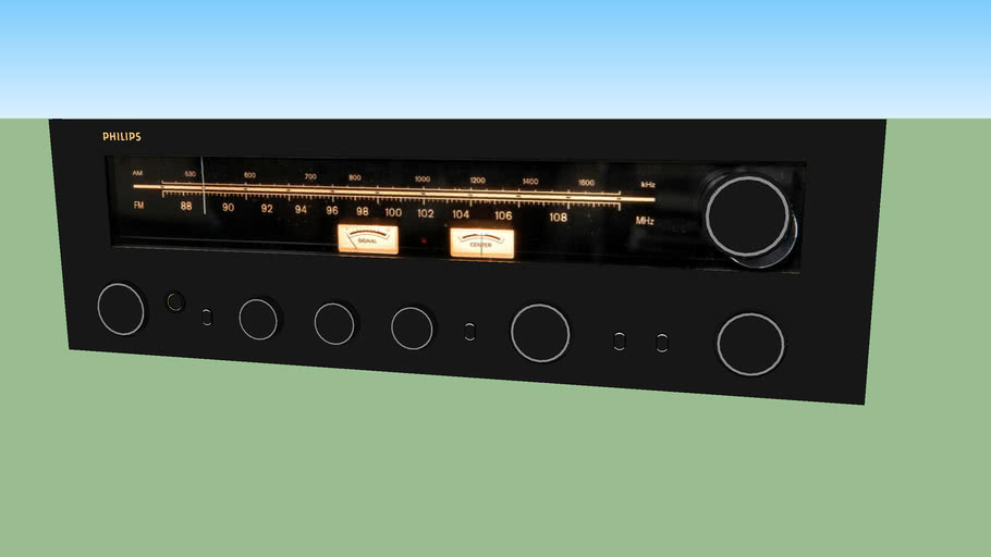 Philips AH7851 stereo receiver | 3D Warehouse