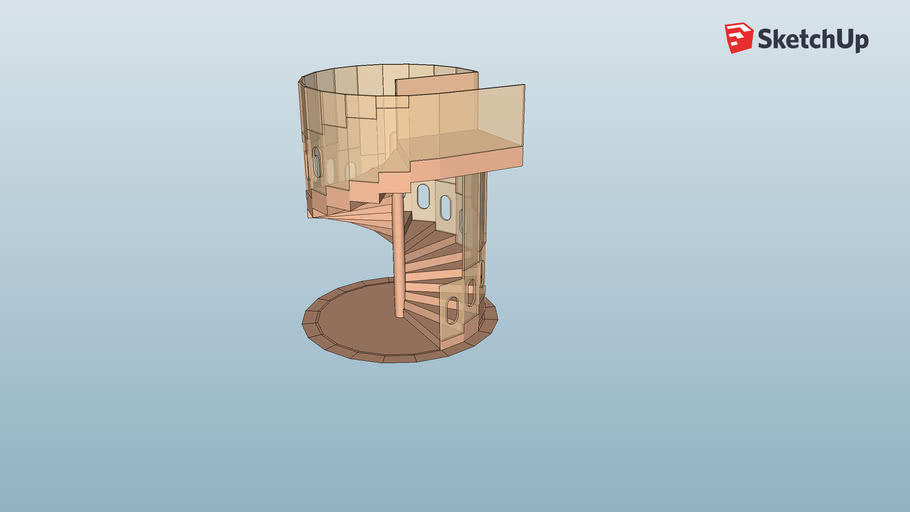 Scala a chiocciola | 3D Warehouse