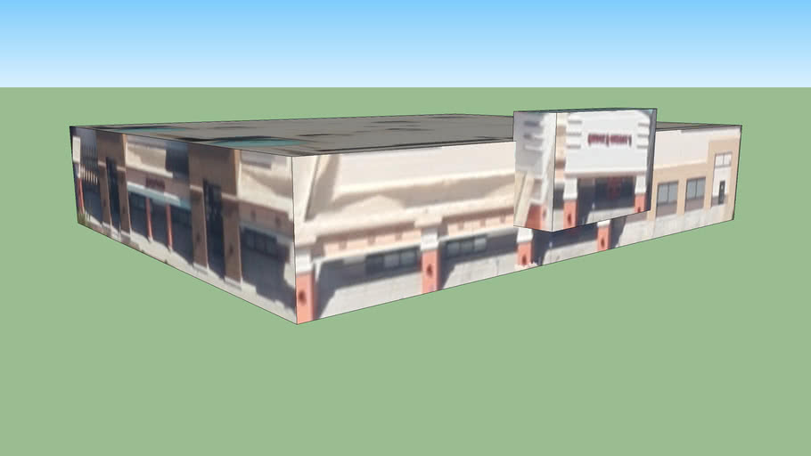 Chuck E Cheese's Building in Roseville, CA, USA | 3D Warehouse
