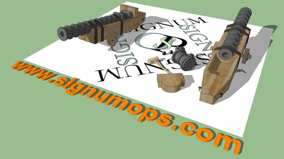 16th Century Lombard Deck Guns | 3D Warehouse