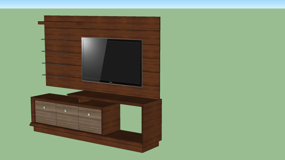 Tv Unit - Traditional - 1 | 3D Warehouse