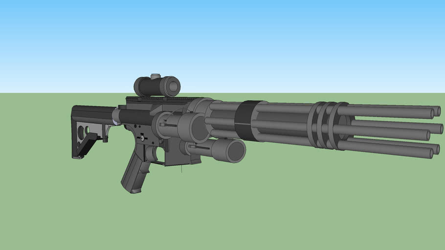 m4 minigun | 3D Warehouse