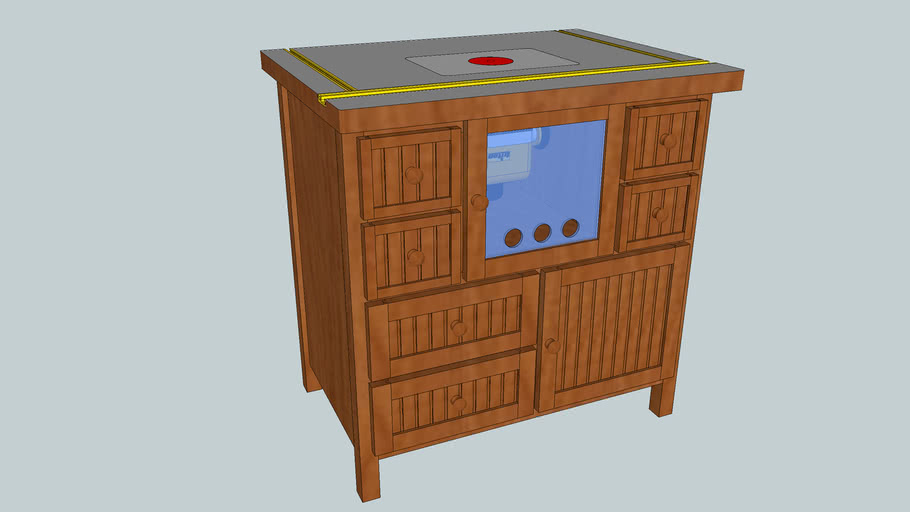 Router Table | 3D Warehouse