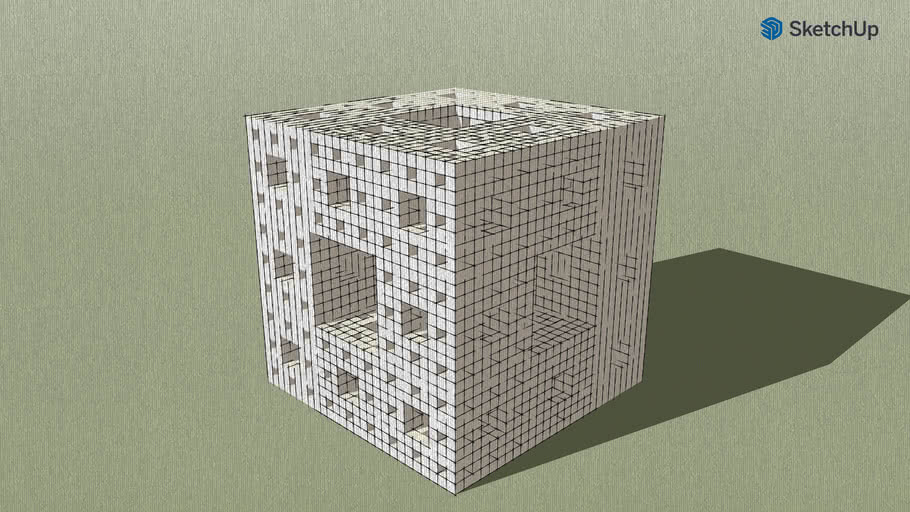 Esponja de Menger | 3D Warehouse