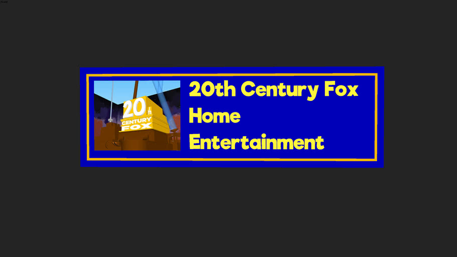 20th Century Fox Home Entertainment 1997 logo remake | 3D Warehouse