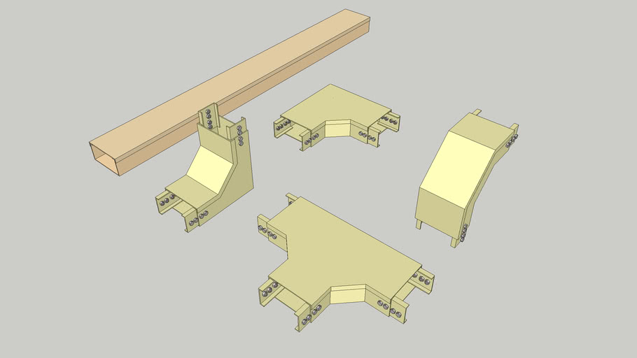 Cable tray (50x100) | 3D Warehouse