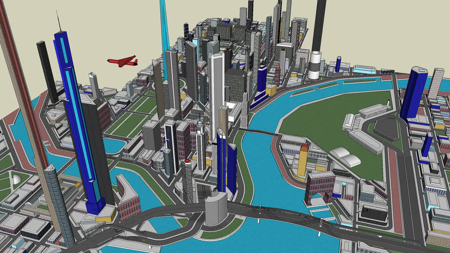 Skyscraper Metro | 3D Warehouse