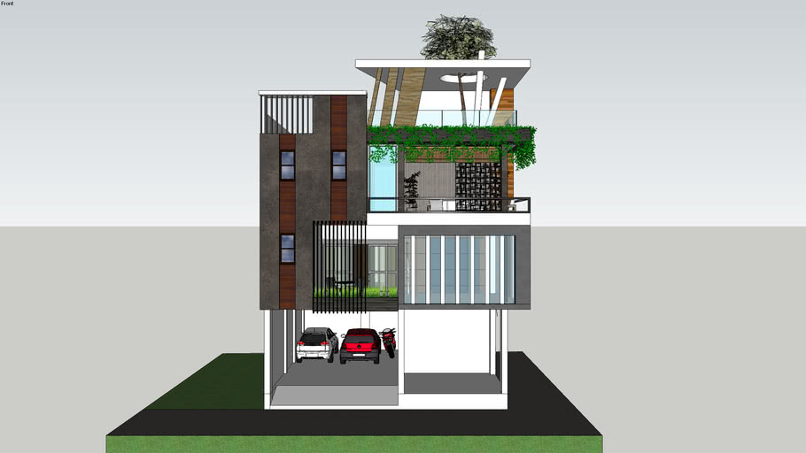 MODERN DUPLEX 3BHK | 3D Warehouse