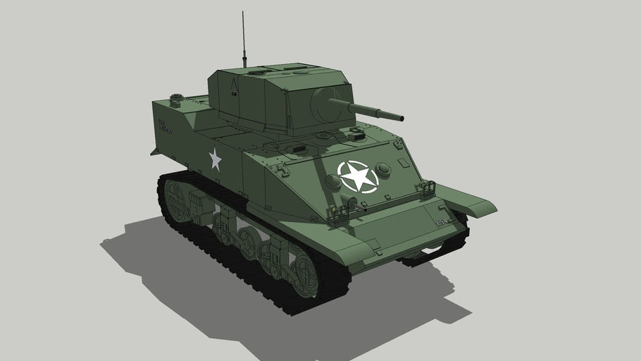 M5 STUART TANK sr. | 3D Warehouse