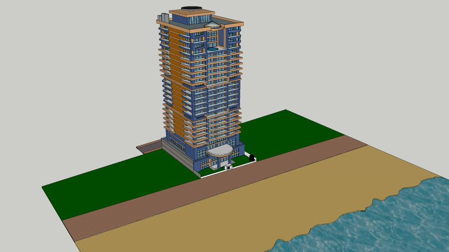 Building blue | 3D Warehouse