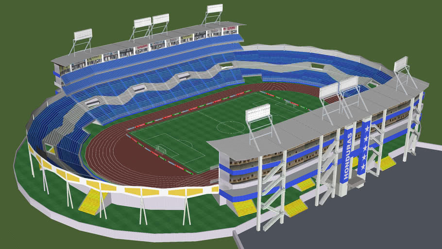 Estadio Olímpico Metropolitano, San Pedro Sula, Honduras | 3D Warehouse