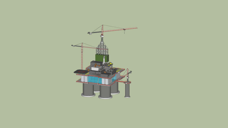 OIL RIG | 3D Warehouse