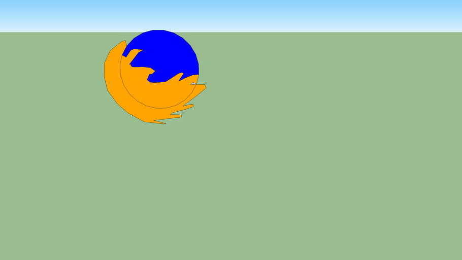 logotipo mozilla firefox | 3D Warehouse