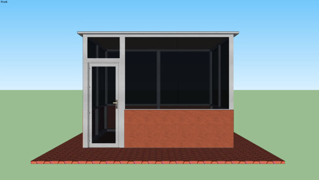 Outside glass structure room | 3D Warehouse